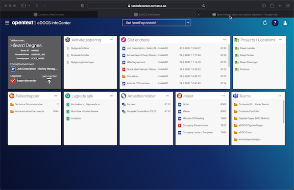 eDOCS Infocenter Tech