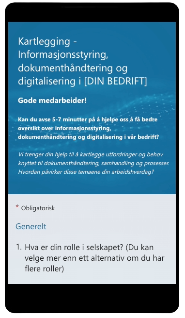 Gratis mal for kartlegging av informasjonskaoset i din bedrift